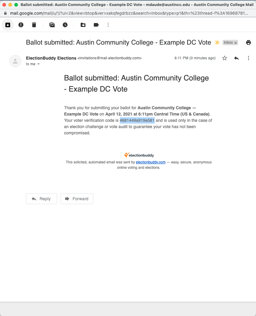 How to vote on electionbuddy.com – ACC LAHC Administration